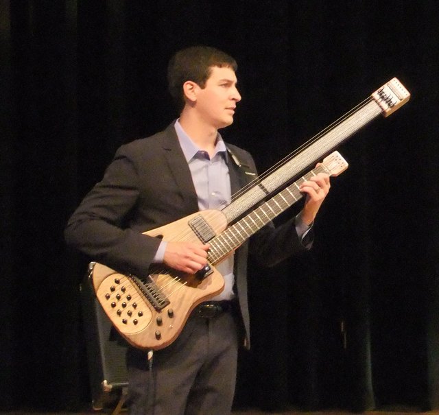 Aaron Grad Creates Electric Theorbo – Peabody Magazine