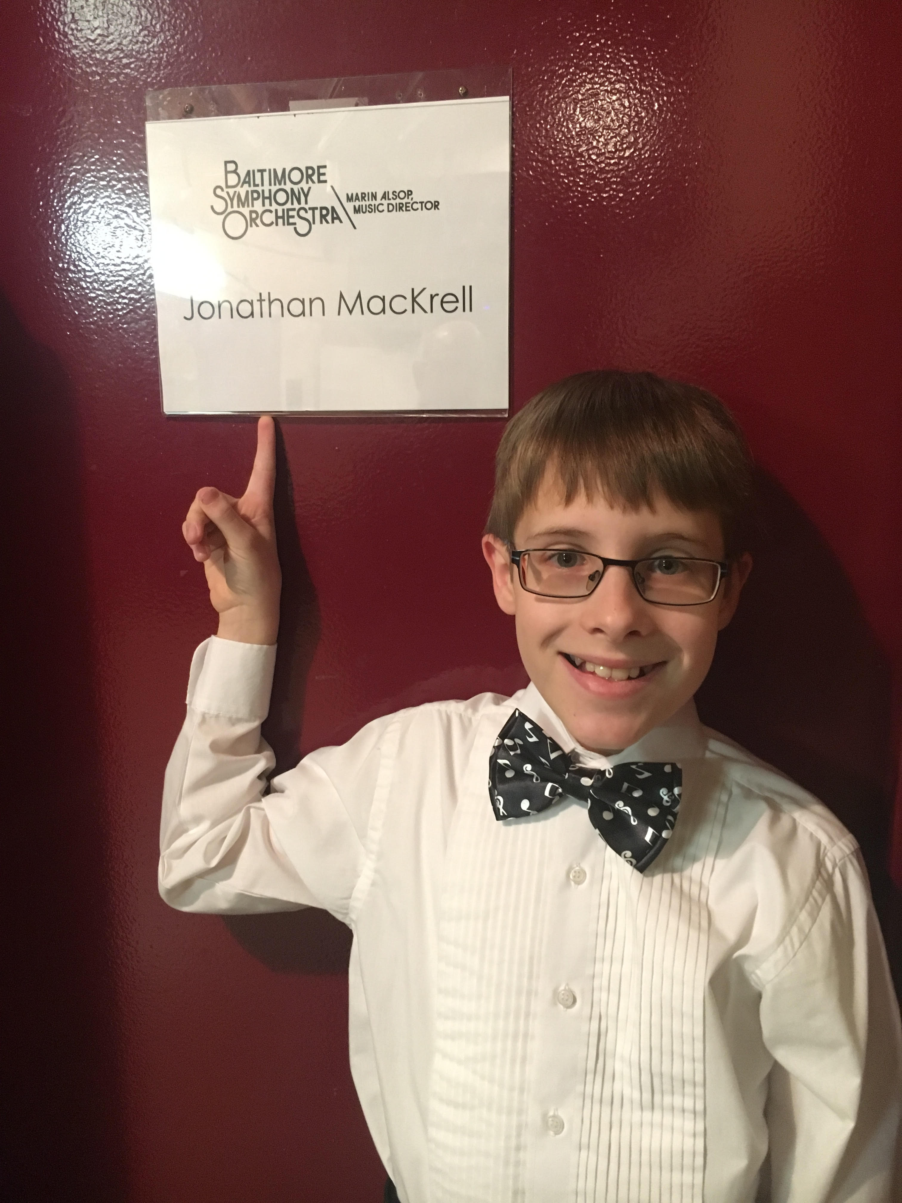 Jonathan MacKrell Performs with BSO – Peabody Magazine